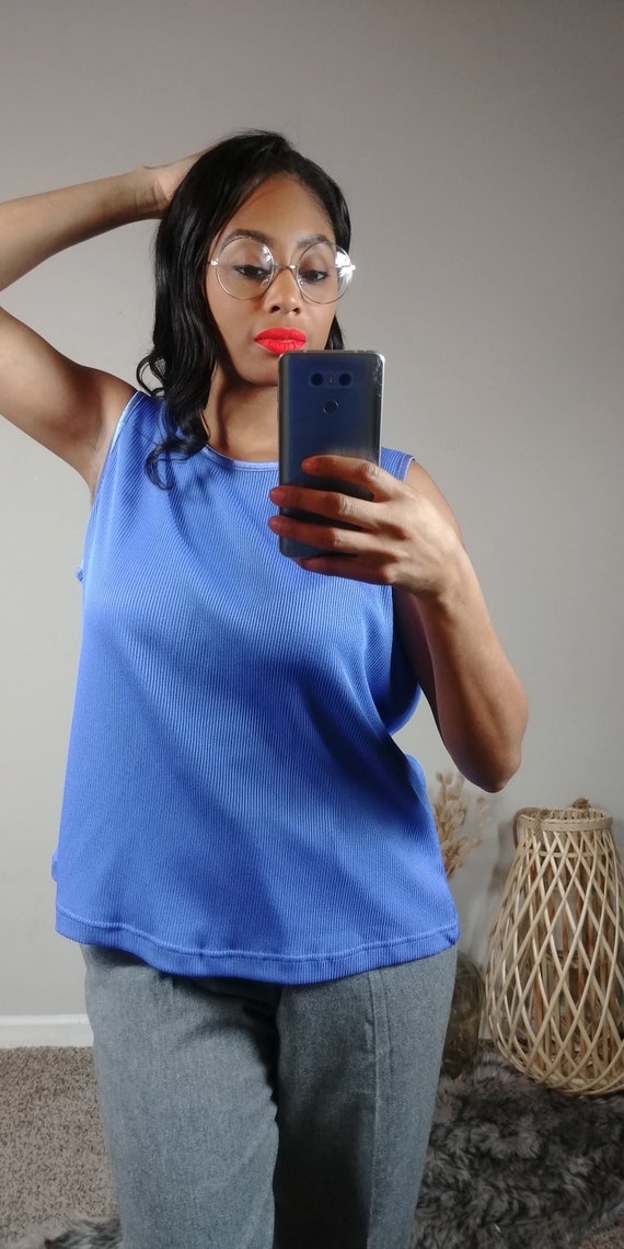 Vintage 1990s solid periwinkle - Gem