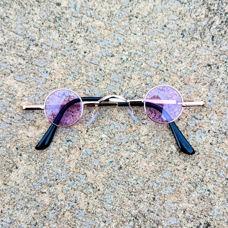 Small Round Glasses - Etsy