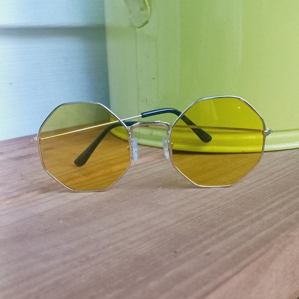 Octagon Eyeglasses - Etsy