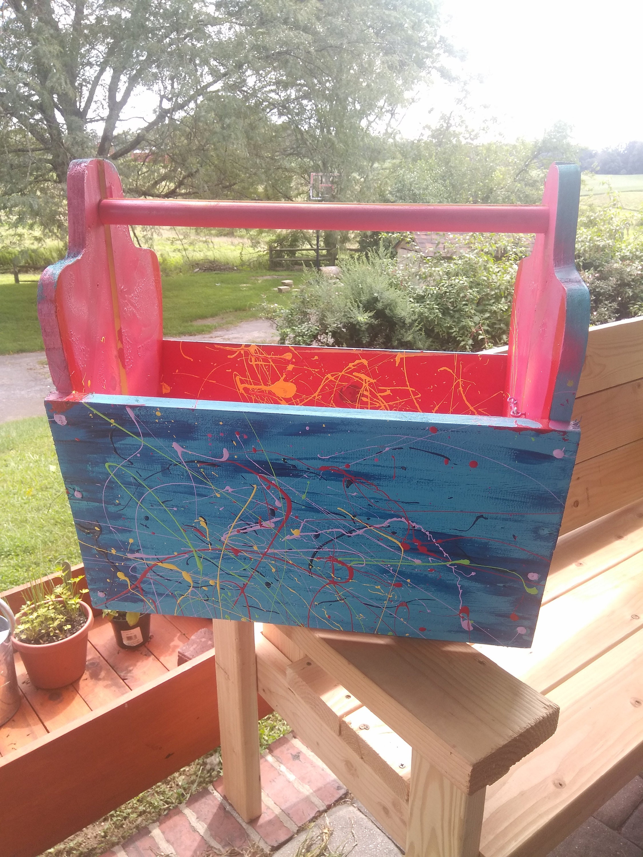 Basket & Table All in One Tote Converts to a Table One of a - Etsy