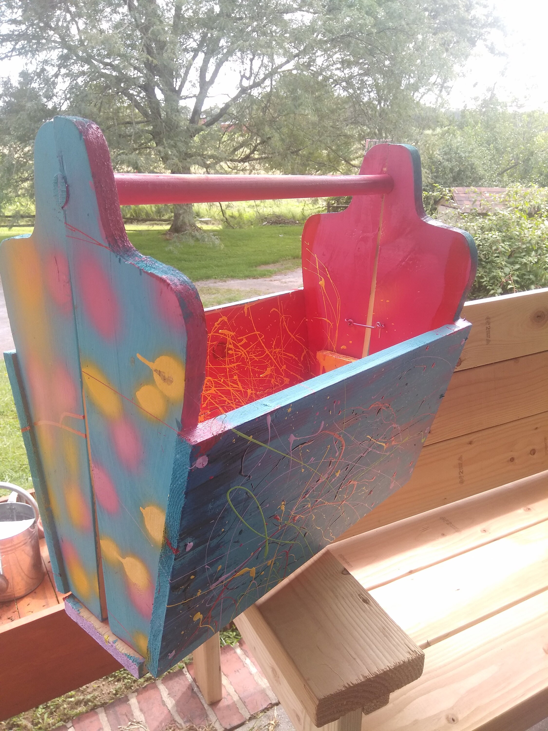 Basket & Table All in One Tote Converts to a Table One of a - Etsy