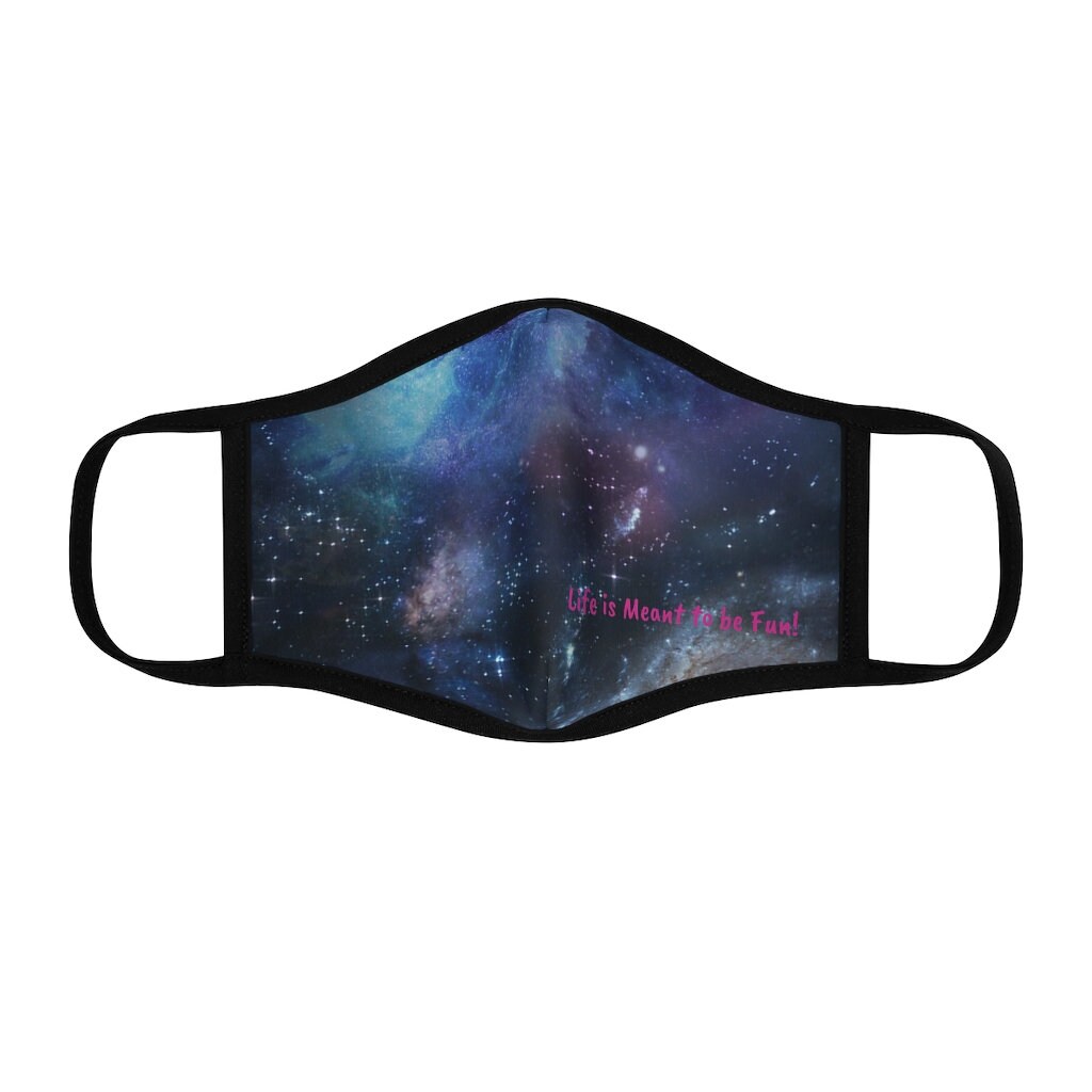 Cosmic Face Mask Fitted Polyester | Etsy