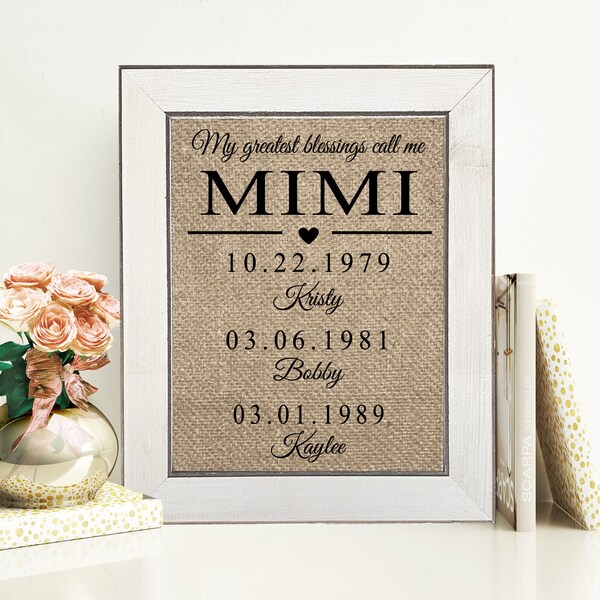 Mimi Sign - Etsy