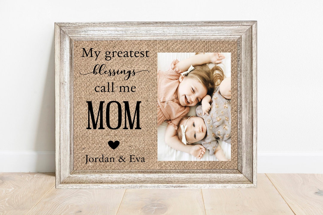 Mothers Day Picture Frame Christmas Gift From Kids Mothers Day Frame ...