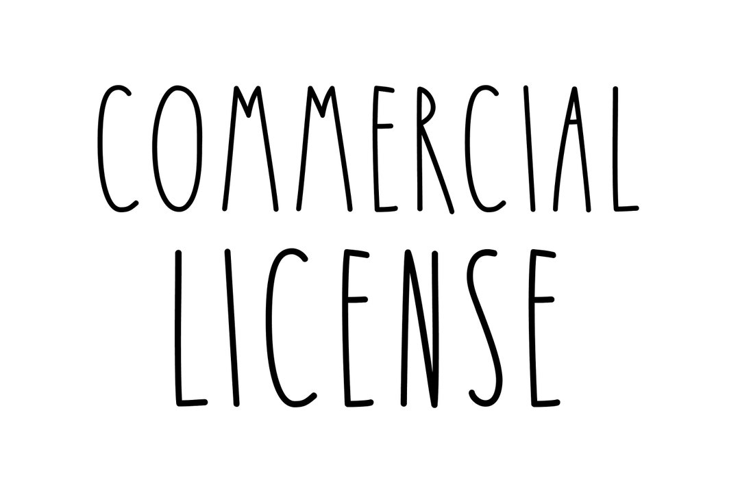 Commercial License for Digital Download Svg Png Eps Jpg Dxf - Etsy
