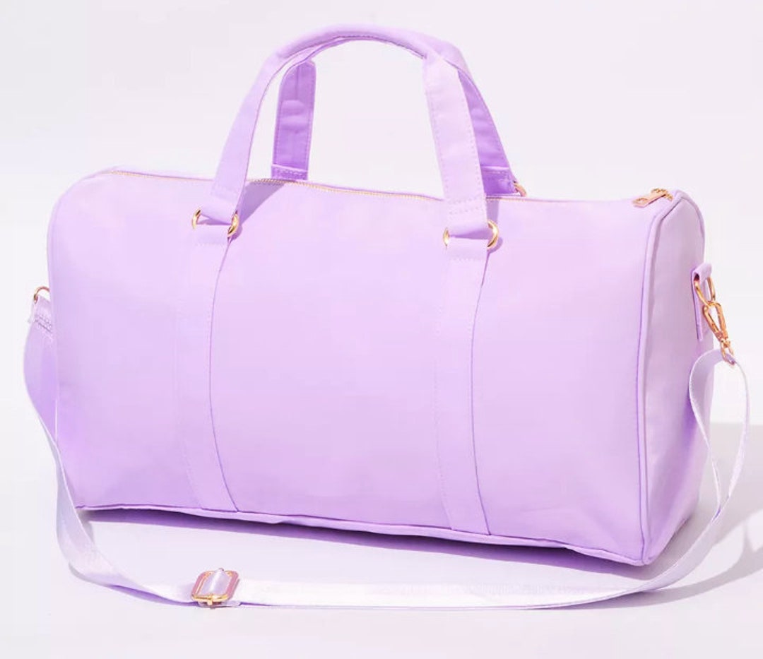 Purple Duffle Bag Sale Christmas Gift for Her DIY Duffle Bag Nylon ...