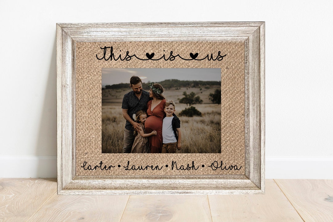 This is Us Picture Frame Personalized Family Photo Frame - Etsy