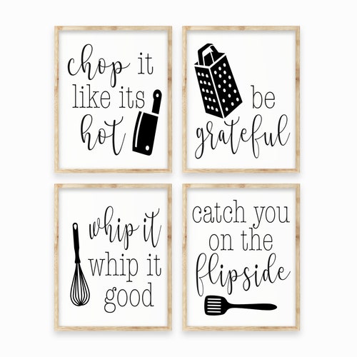 Funny Kitchen Svg Kitchen Towel Svg Kitchen Pun Sign Chop It - Etsy Canada