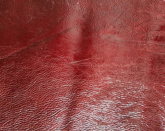 Dark red leather | Etsy