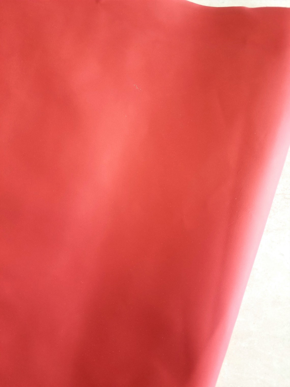 Dull Metallic Red, Real Leather, Firm Leather, Genuine Leather ...