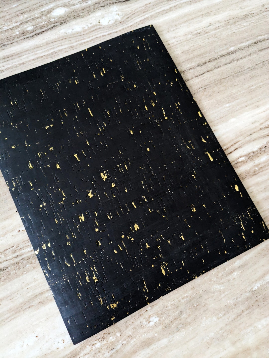 Genuine Cork Sheets, Cork Applied to Leather for Strength and Body ...