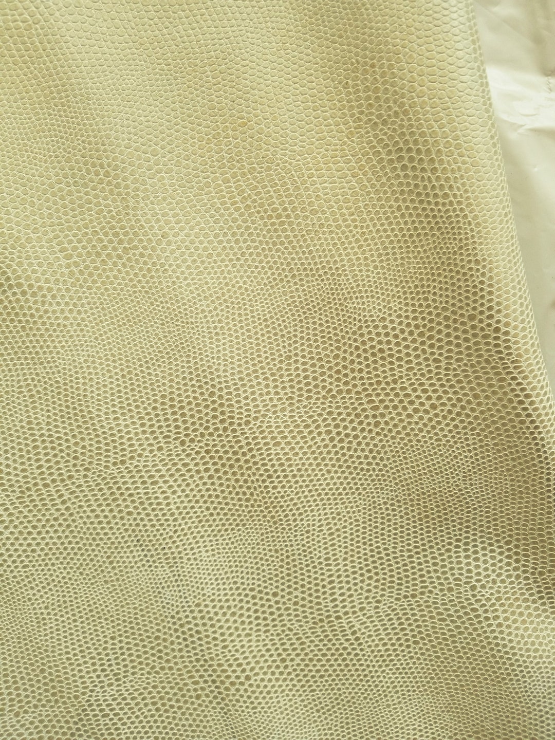 Snakeskin Leather, Pale Gold / Beige Snakeskin, Snake Leather Sheets - Etsy