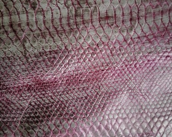 Purple Snakeskin Fabric - Etsy