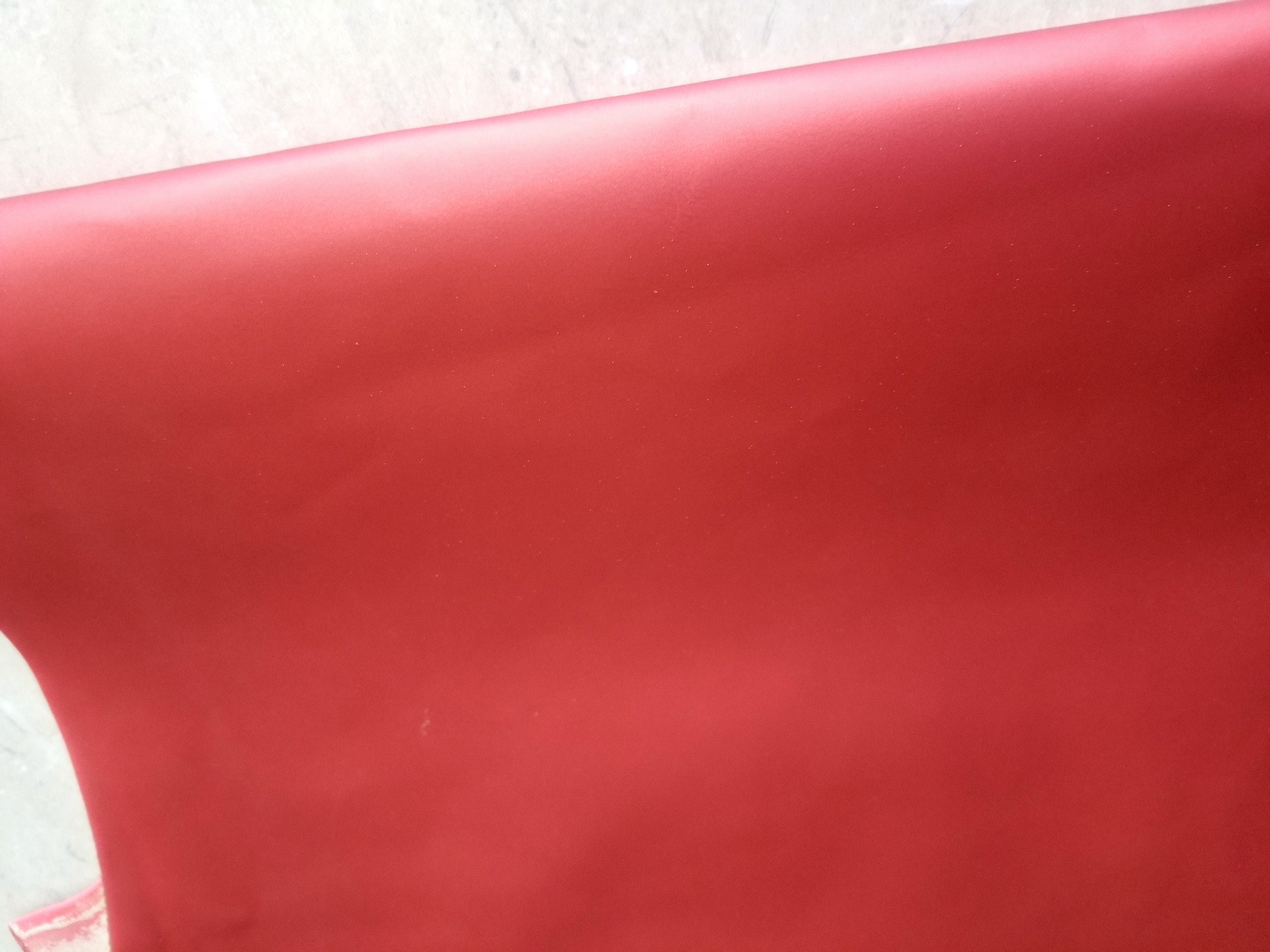 Dull Metallic Red, Real Leather, Firm Leather, Genuine Leather ...