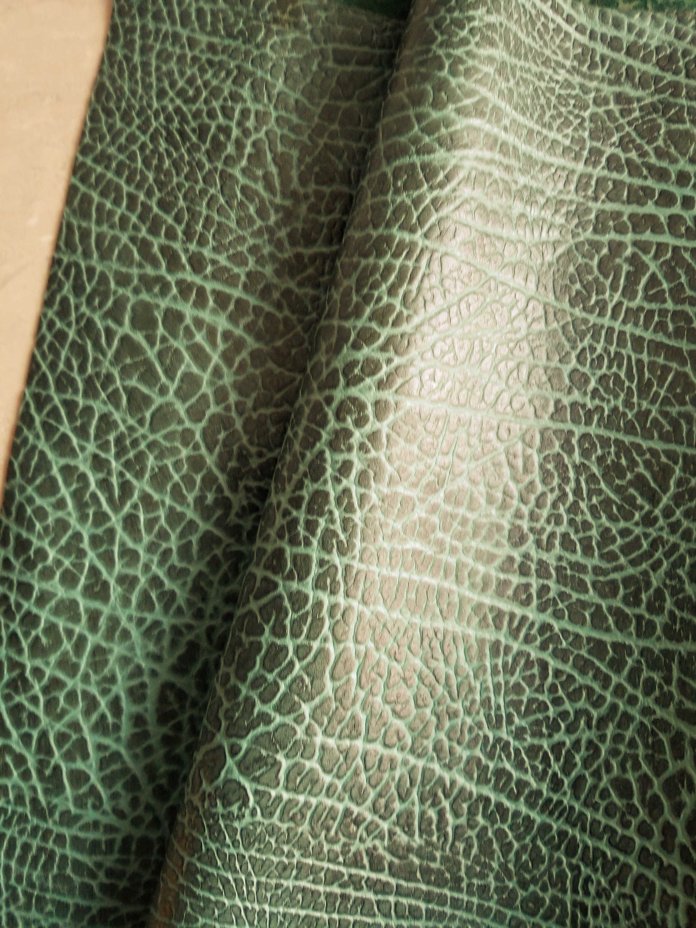 Embossed Elephant Leather Top Grain Leather Firm Leather - Etsy Ireland