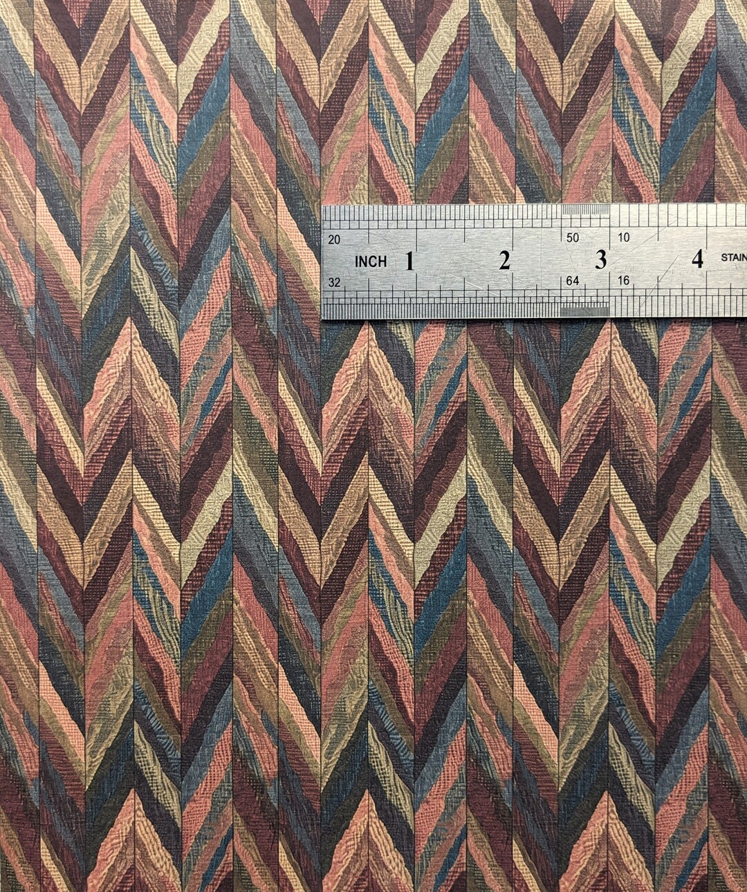 Shades of Brown Arrows, Chevron Leather Cowhide, Small Chevron, Genuine ...