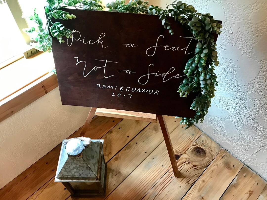 Custom Wooden Calligraphy Sign - Etsy