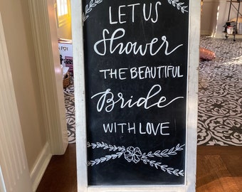 Custom A4 Hand Drawn Metallic Gold Lettering Sign / Coffee Sign / Made ...