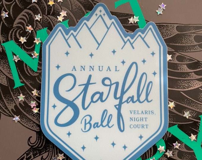 Starfall Ball Sticker | Weatherproof Vinyl Laptop Water Bottle Car ...
