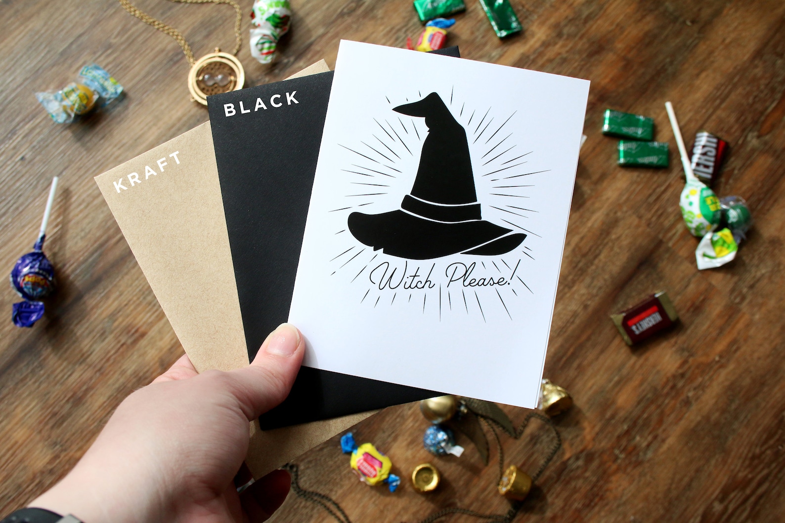 Witch Please Greeting Card | Halloween Friendship Card | Punny ...