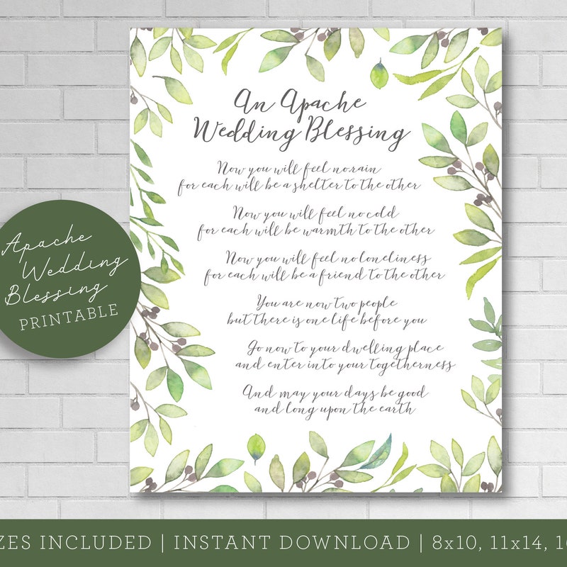 Apache Blessing - Etsy