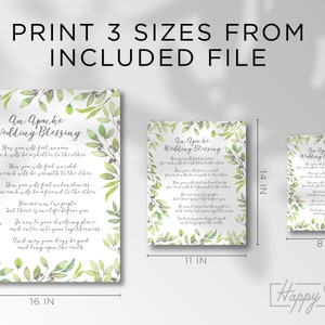 An Apache Blessing Poster Printable | Wedding Print - Etsy