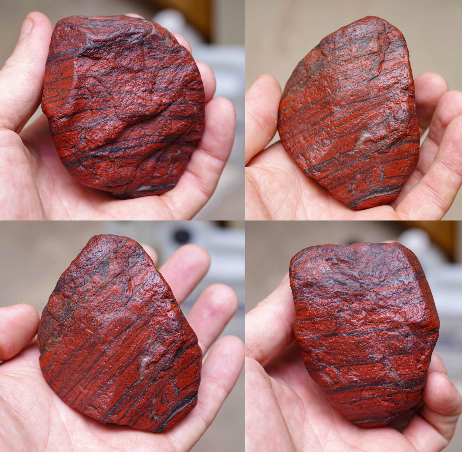 Magnetic Banded Iron Formation – Minnesota Jasper Hematite Collector ...