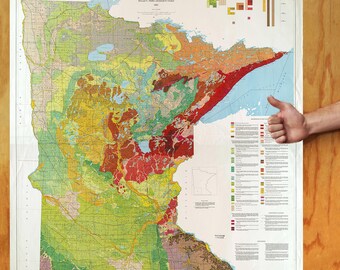 Quaternary Geologic Map of Minnesota Glacial Geology Map of Mn Lake ...