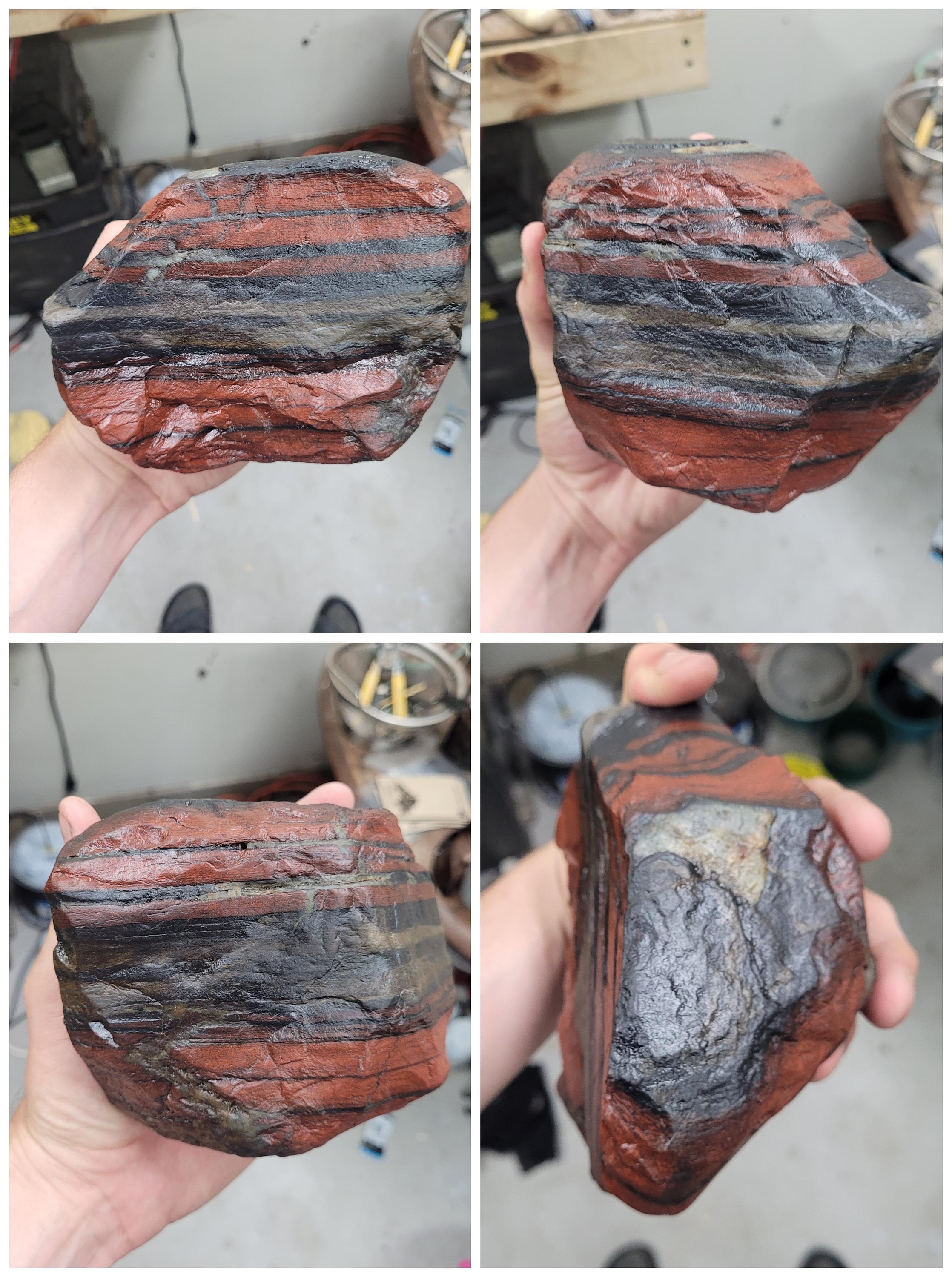 Magnetic Banded Iron Formation – Minnesota Jasper Hematite Collector ...
