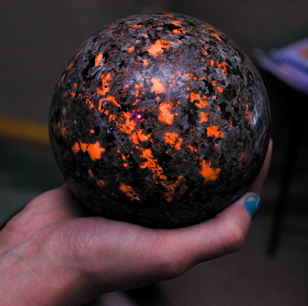 5lb Michigan Yooperlite Crystal Sphere - Yooperlite / Emberlite ...