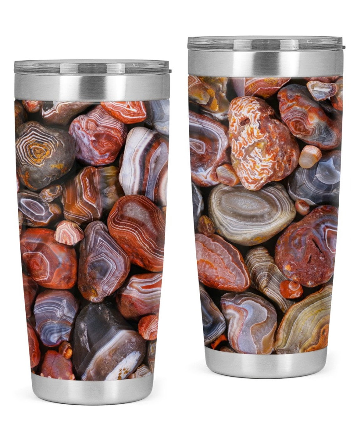 Lake Superior Agate Tumbler – Stainless Steel Coffee & Wine Mug - Etsy