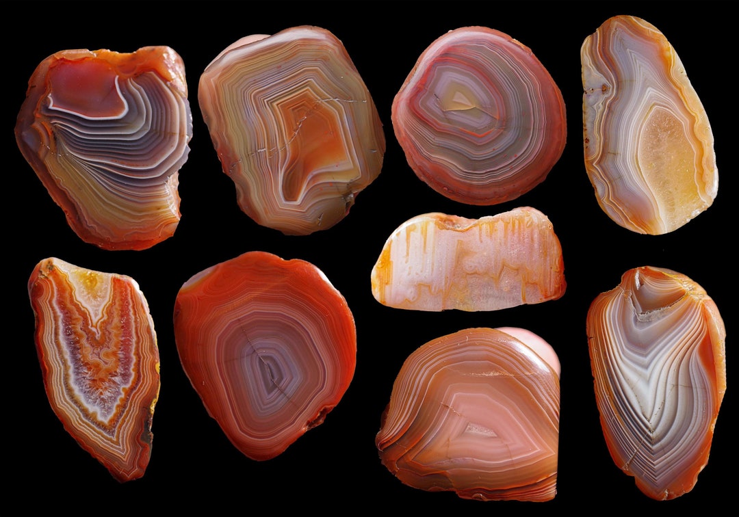 Face Polished Lake Superior Agates - Cut Pairs / Face Polished ...