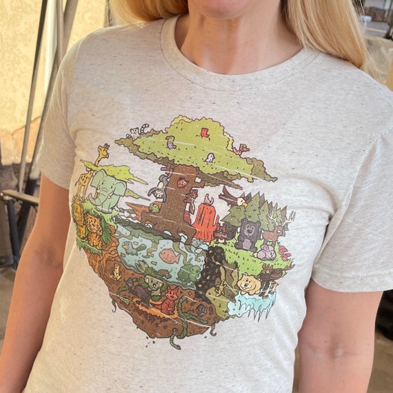 Forestivity the Creatures of the Forest T-shirt - Etsy