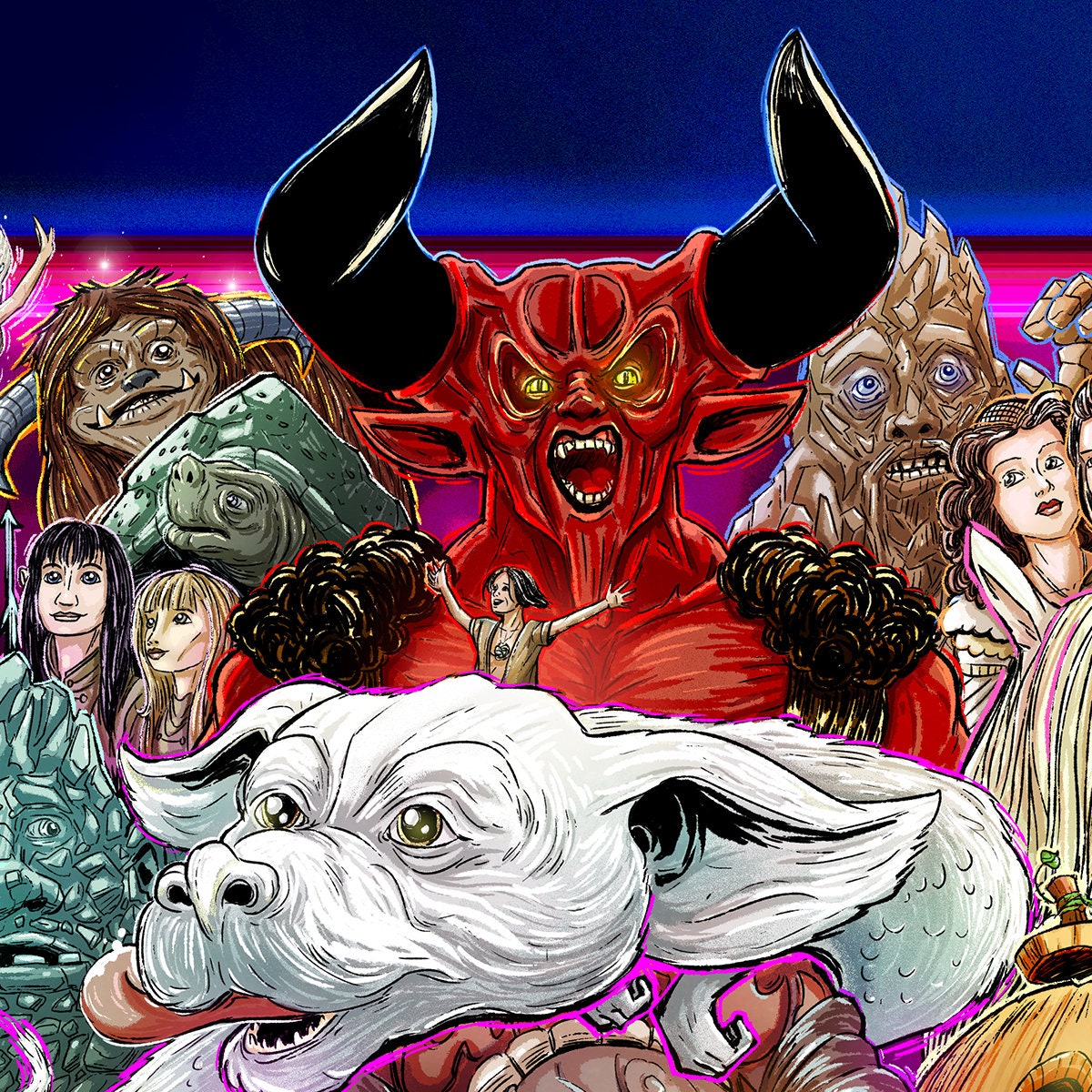 MY DARK 80s FANTASY Print - Etsy