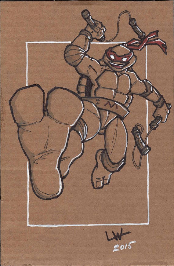 Raphael Ninja Turtle Art