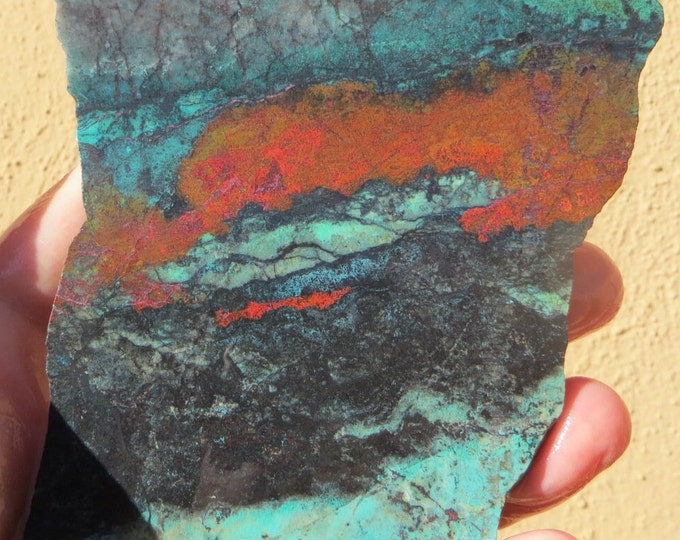 Sonora Sunrise Slab, Sonora Sunset, Cuprite With Chrysocolla and ...