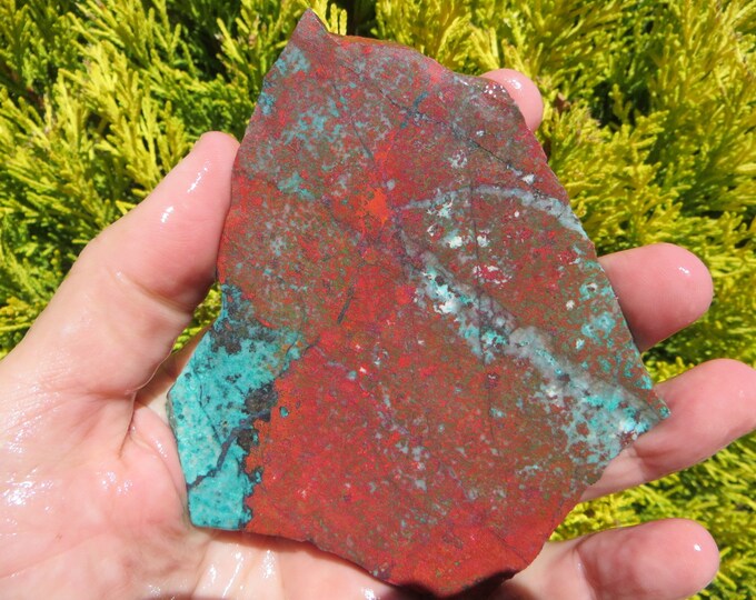 Sonora Sunrise Slab, Sonora Sunset, Cuprite With Chrysocolla and ...