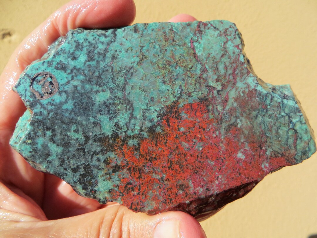 Sonora Sunrise Slab, Sonora Sunset, Cuprite With Chrysocolla and ...