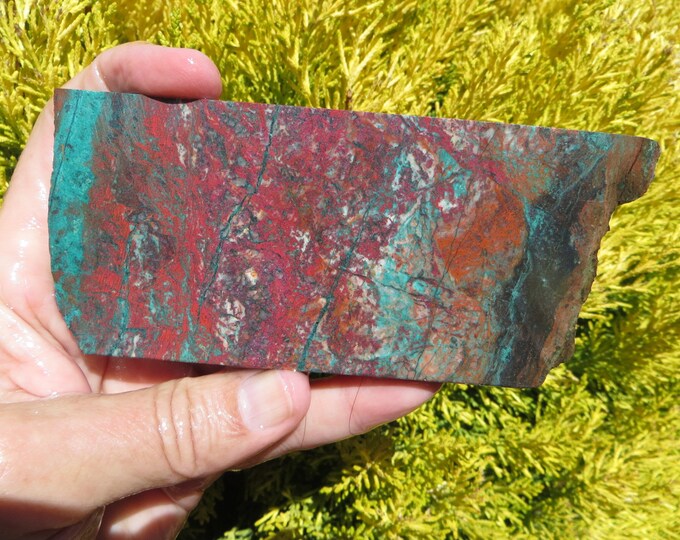 Sonora Sunrise Slab, Sonora Sunset, Cuprite With Chrysocolla and ...