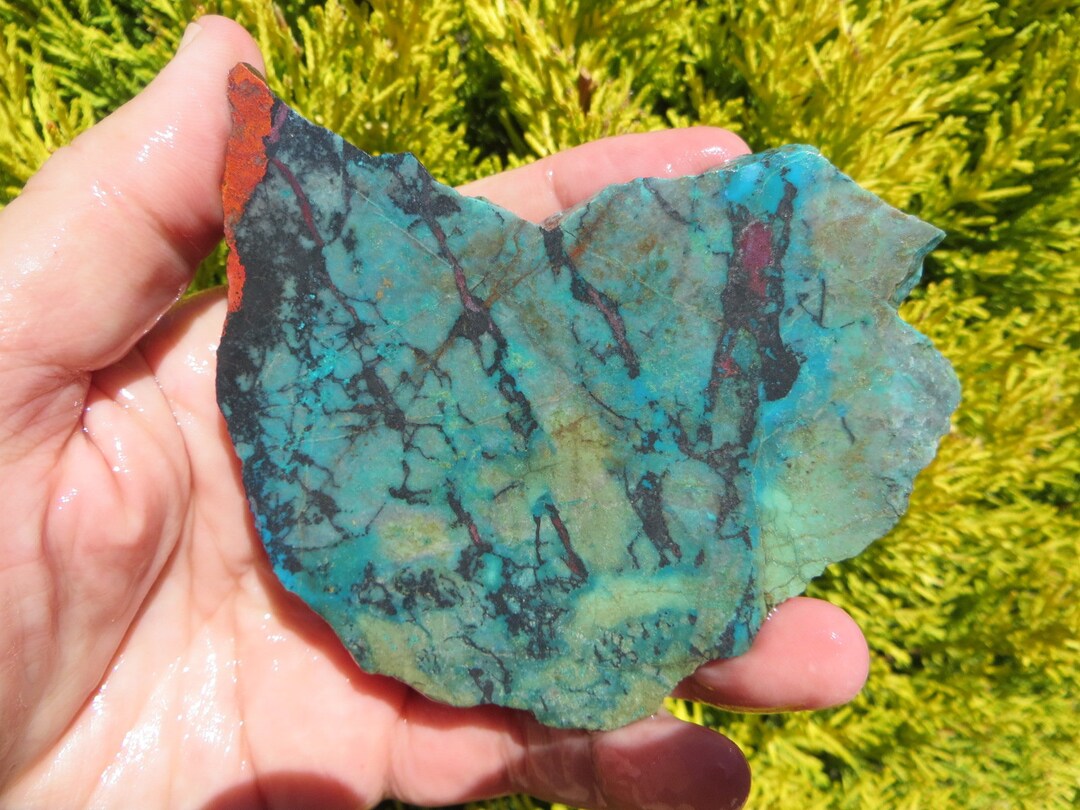 Sonora Sunrise Slab, Sonora Sunset, Cuprite With Chrysocolla and ...