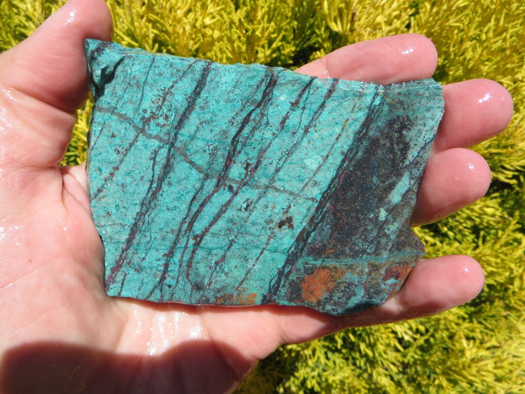 Sonora Sunrise Slab, Sonora Sunset, Cuprite With Chrysocolla and ...