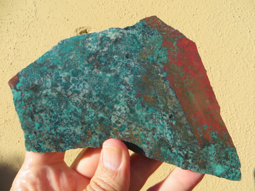 Sonora Sunrise Slab, Sonora Sunset, Cuprite With Chrysocolla and ...