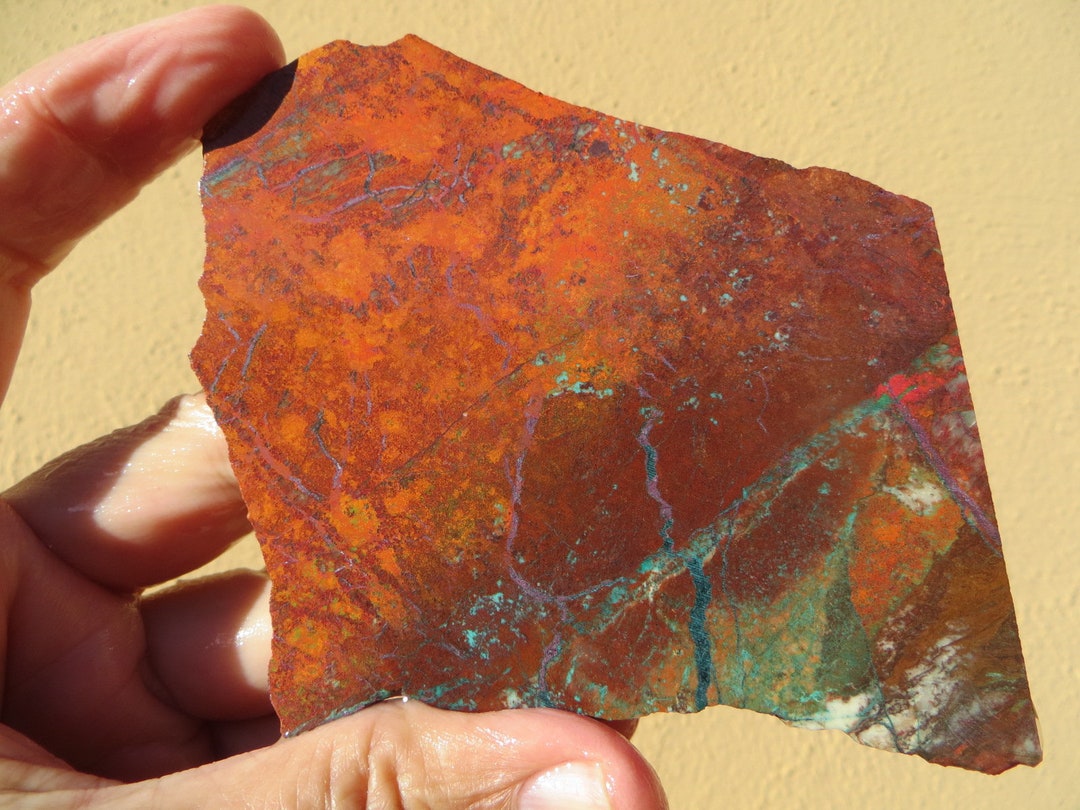 Sonora Sunrise Slab, Sonora Sunset, Cuprite With Chrysocolla and ...