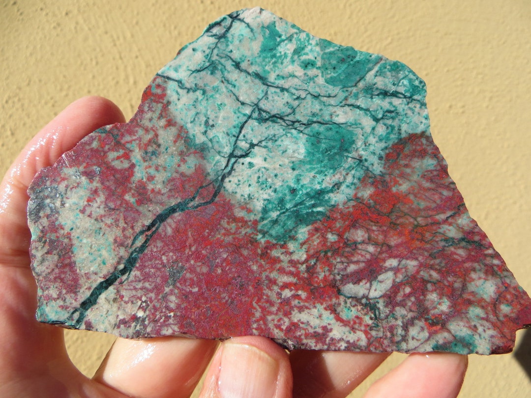 Sonora Sunrise Slab, Sonora Sunset, Cuprite With Chrysocolla and ...