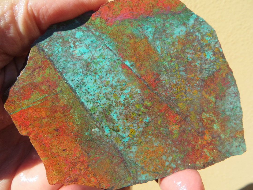 Sonora Sunrise Slab, Sonora Sunset, Cuprite With Chrysocolla and ...