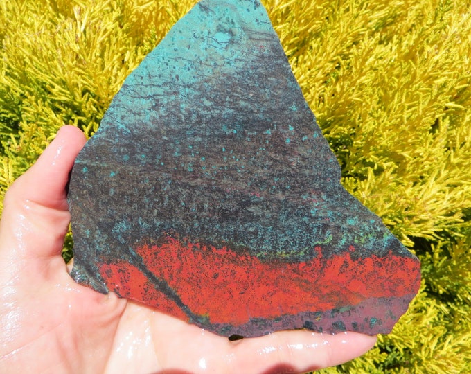 Sonora Sunrise Slab, Sonora Sunset, Cuprite With Chrysocolla and ...