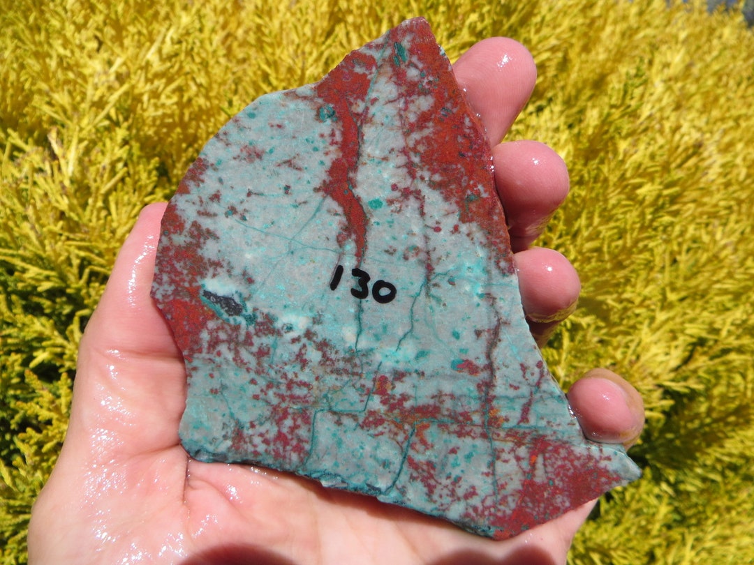 Sonora Sunrise Slab, Sonora Sunset, Cuprite With Chrysocolla and ...
