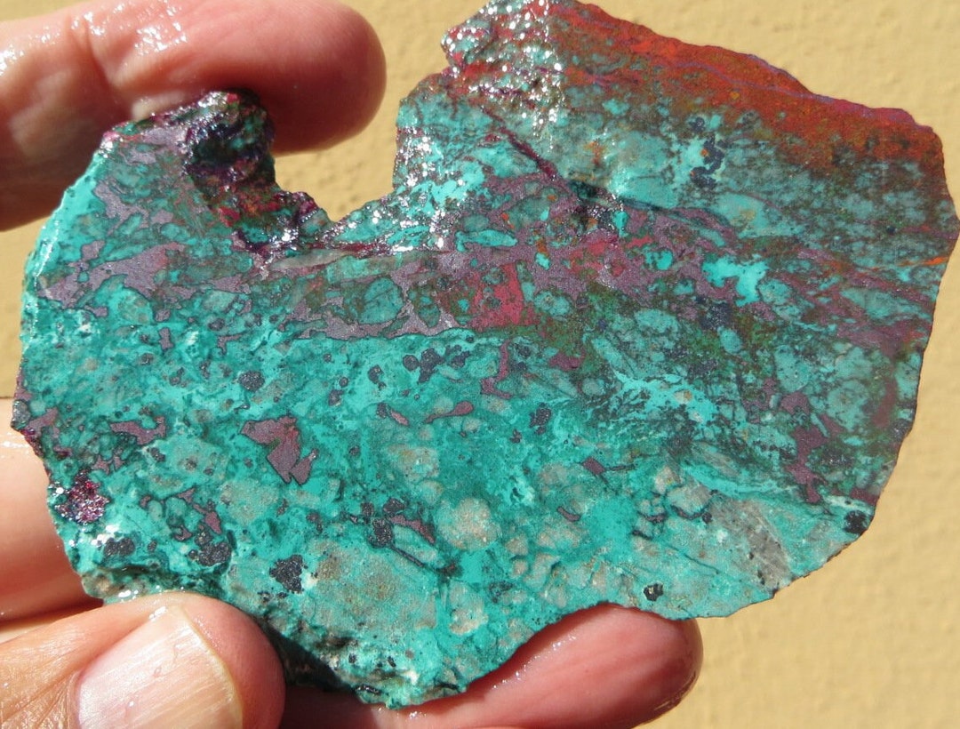 Sonora Sunrise Slab, Sonora Sunset, Cuprite With Chrysocolla and ...