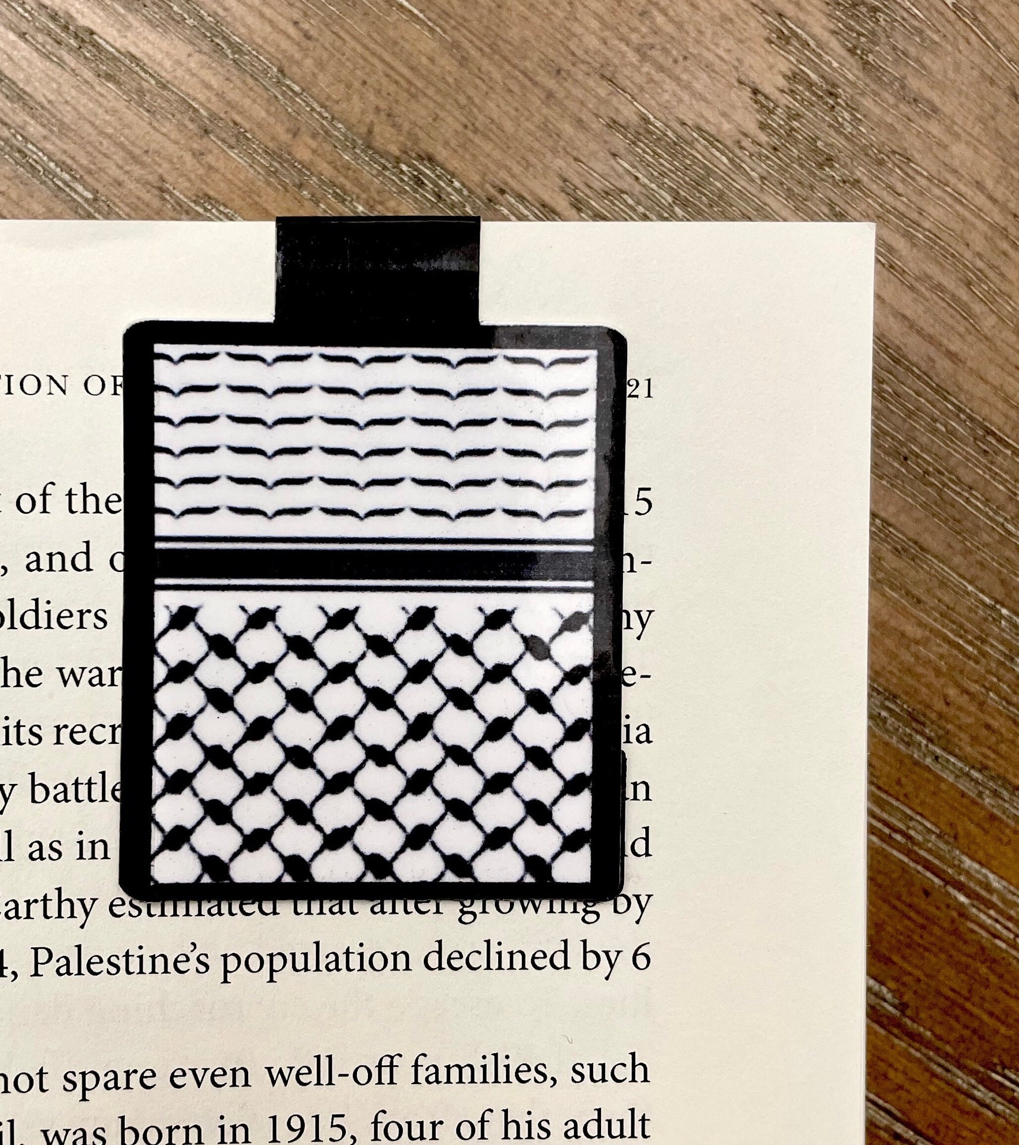 Magnetic Bookmark I Keffiyeh Palestine Bookmark - Etsy