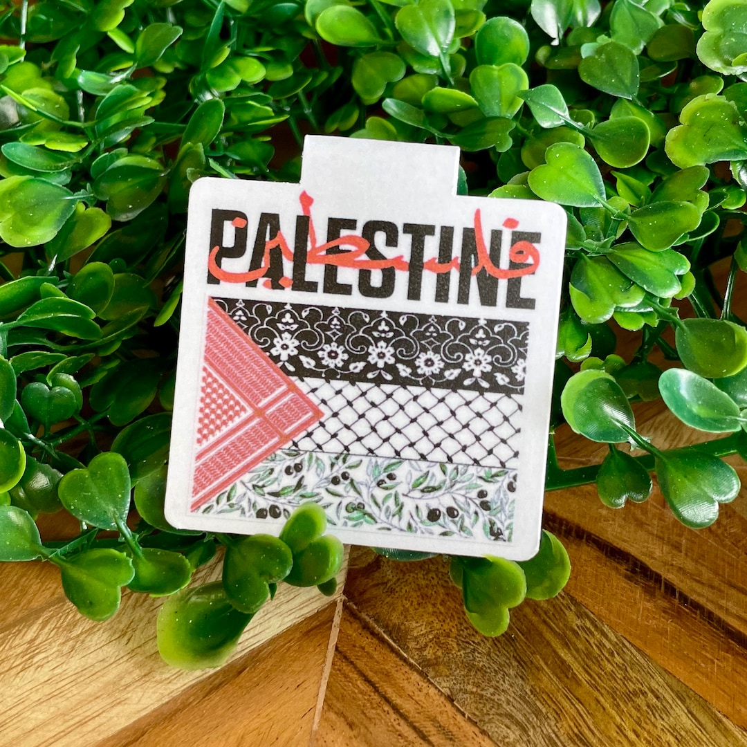Handmade Palestine Magnetic Bookmark | Support Gaza Families - Etsy